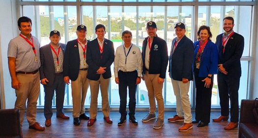 Representantes de Panama City visitan la ASIPONA Progreso.